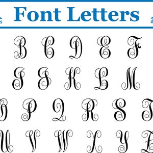 Traditional Monogrammed Stationery Set, Script Font for Women, Classic ...