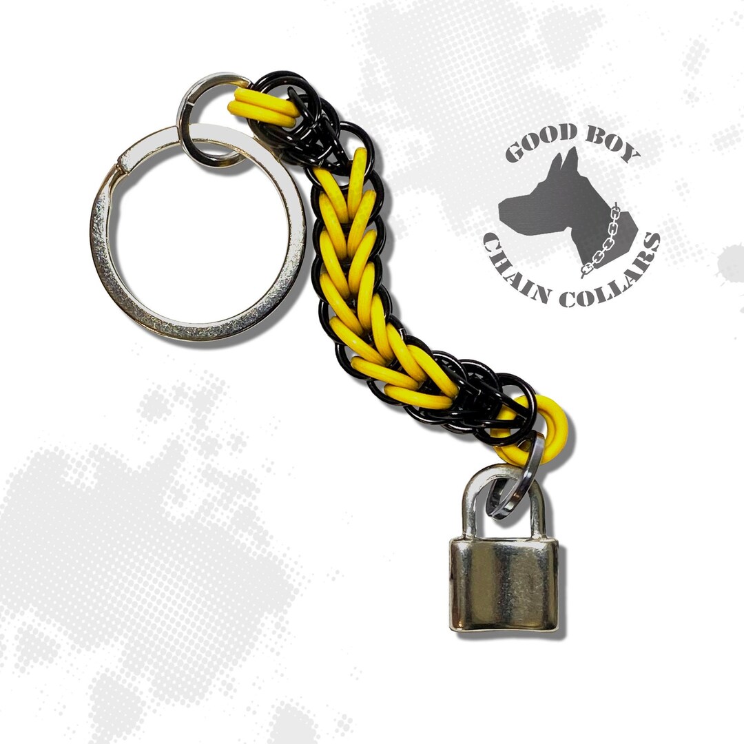 Yellow Good Boy Key Chain From Good Boy Chain Collars - Etsy
