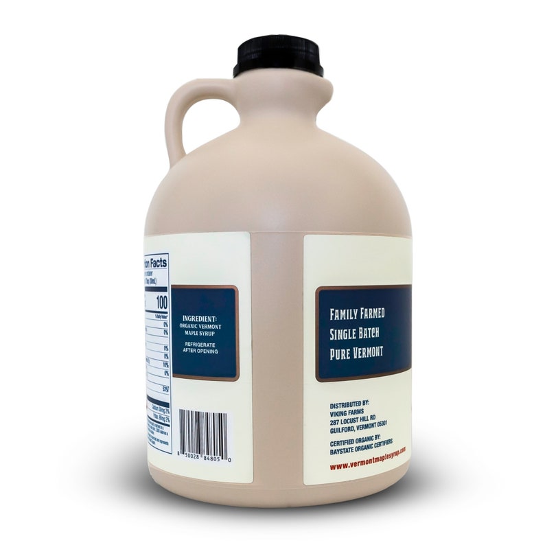 Golden Organic Vermont Maple Syrup Jug - 64 Oz - Etsy