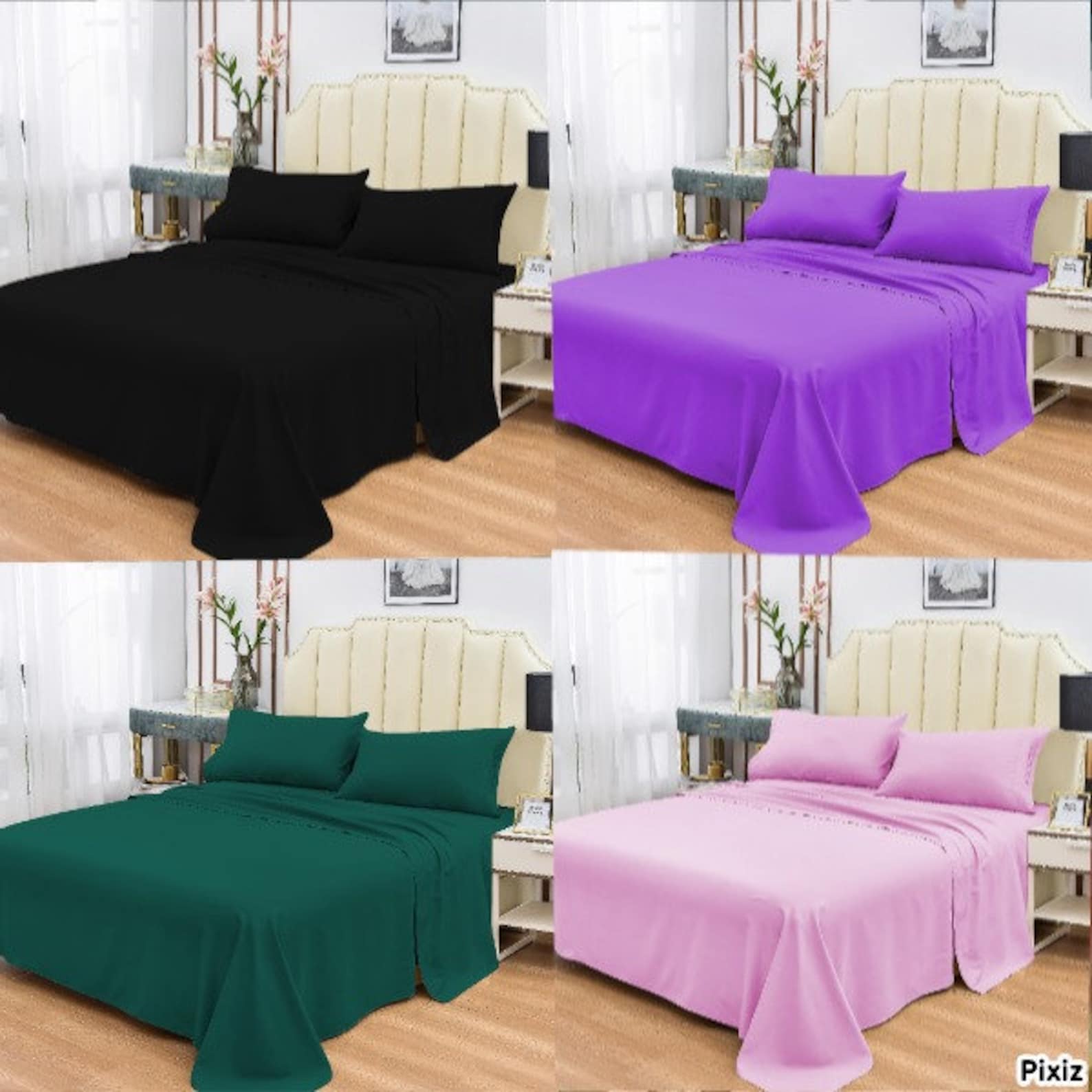 Bamboo Sheets Set Queen Size - Deep Pockets-hypoallergenic-extremely ...