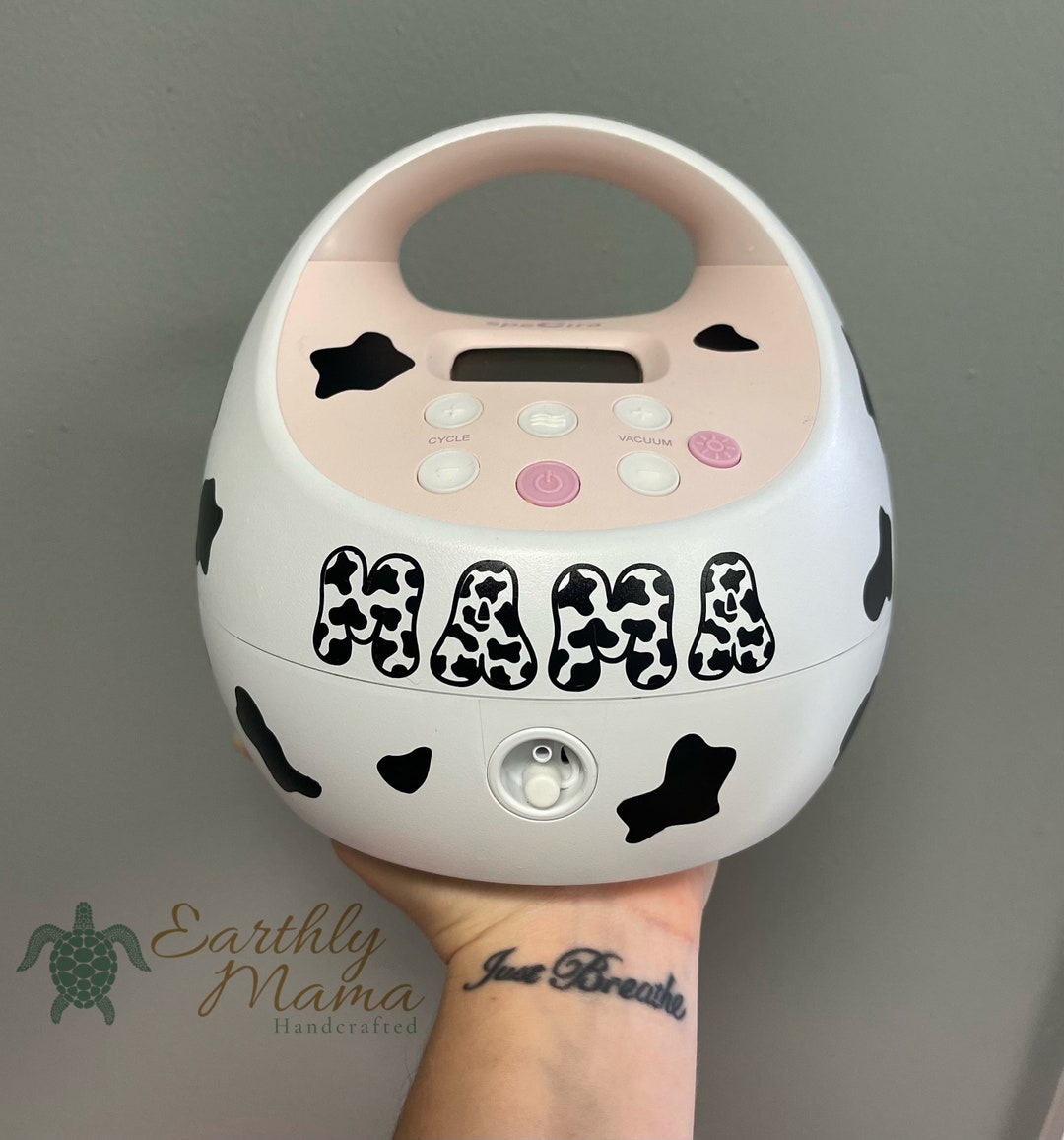 Mama Spectra Breast Pump Decal, Cow Spots, Spectra Pump Sticker, Vinyl ...