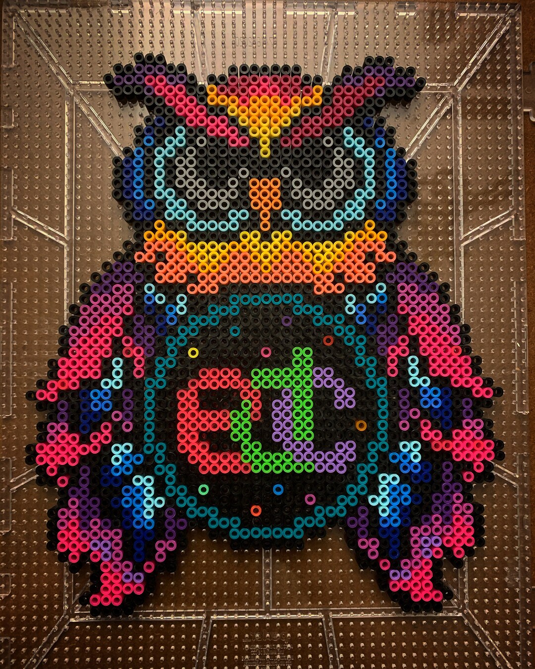 Electric Daisy Carnival EDC Owl Perler Necklace Kandi - Etsy