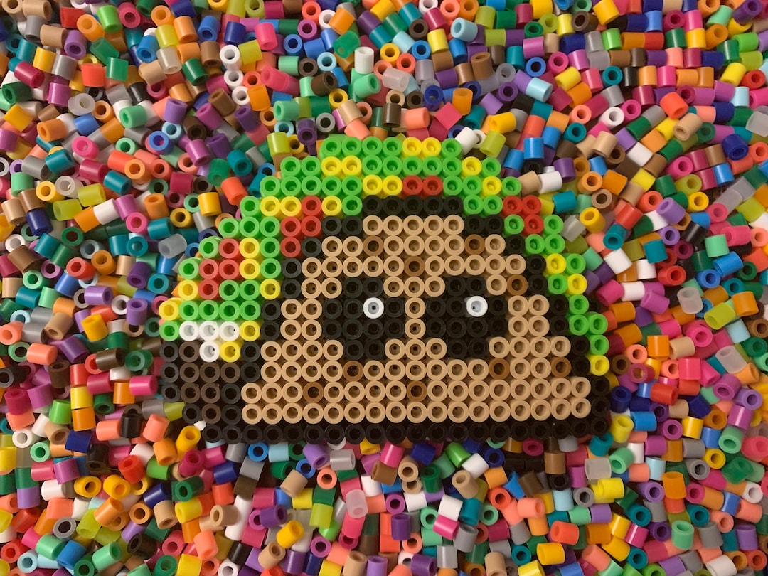Cute Taco Perler | EDC | Perler | Necklace | Kandi | PLUR | Festival ...