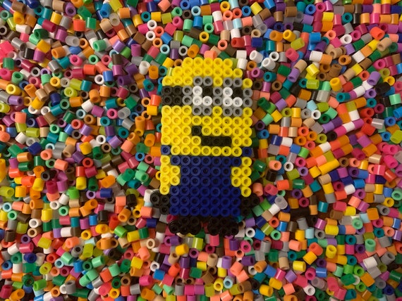 Cute Minion Perler EDC Perler Necklace Kandi PLUR | Etsy
