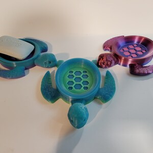 Sea Turtle Soap Dish - Many Colors 3D Printed - Etsy