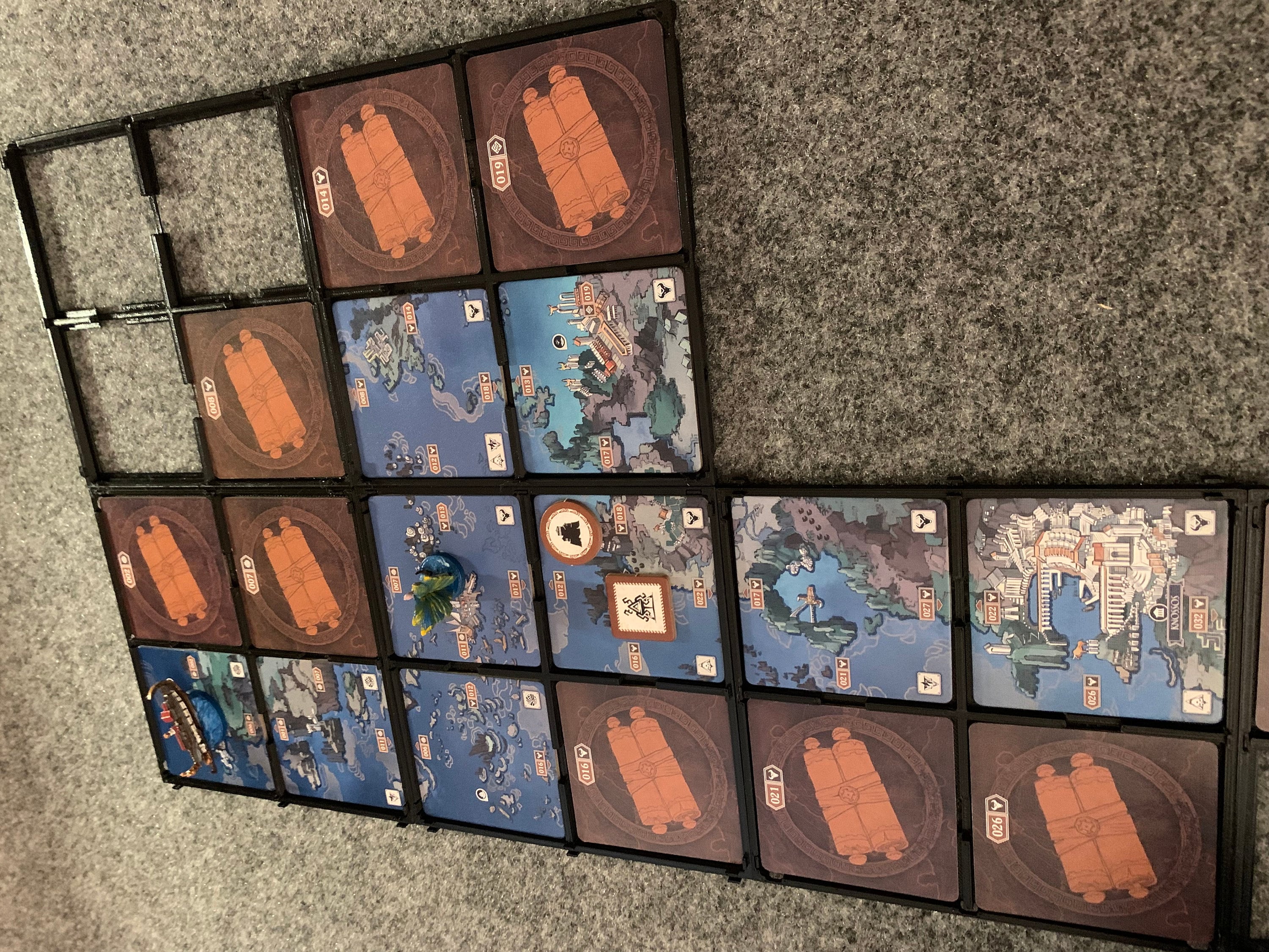 Aeon Trespass: Odyssey Interlocking Map Card/tile Frame GAME NOT ...