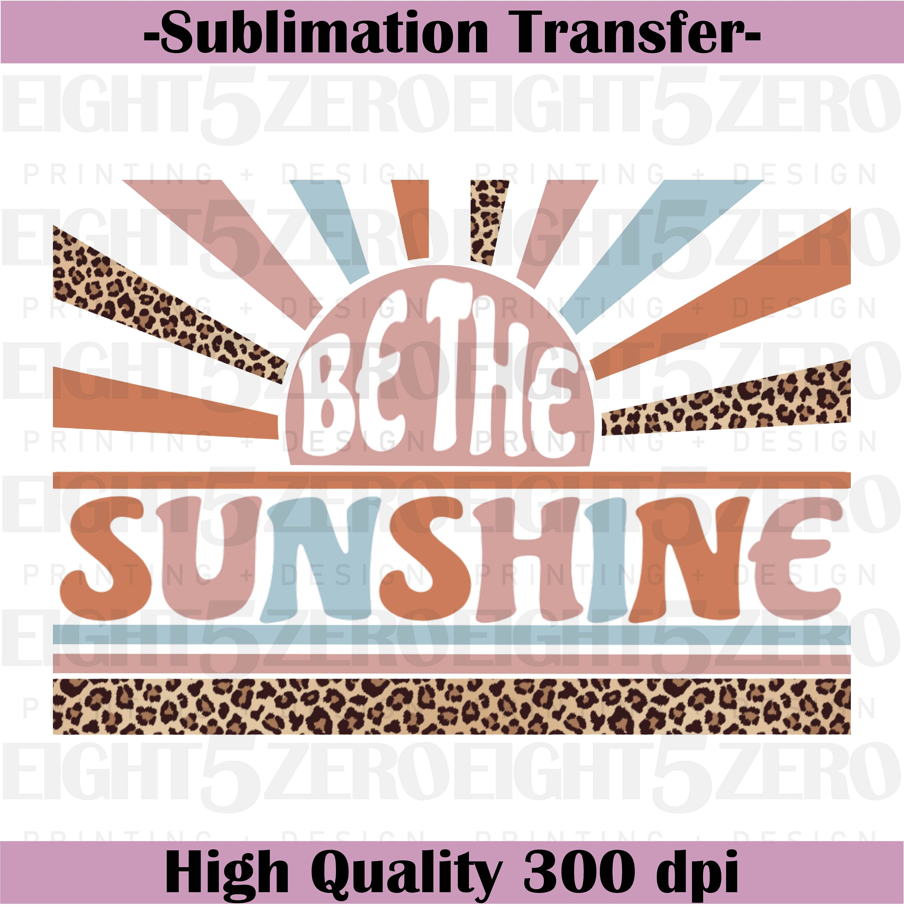 Sublimation Transfer Sunshine Paw Prints Craft Supplies & Tools Visual ...