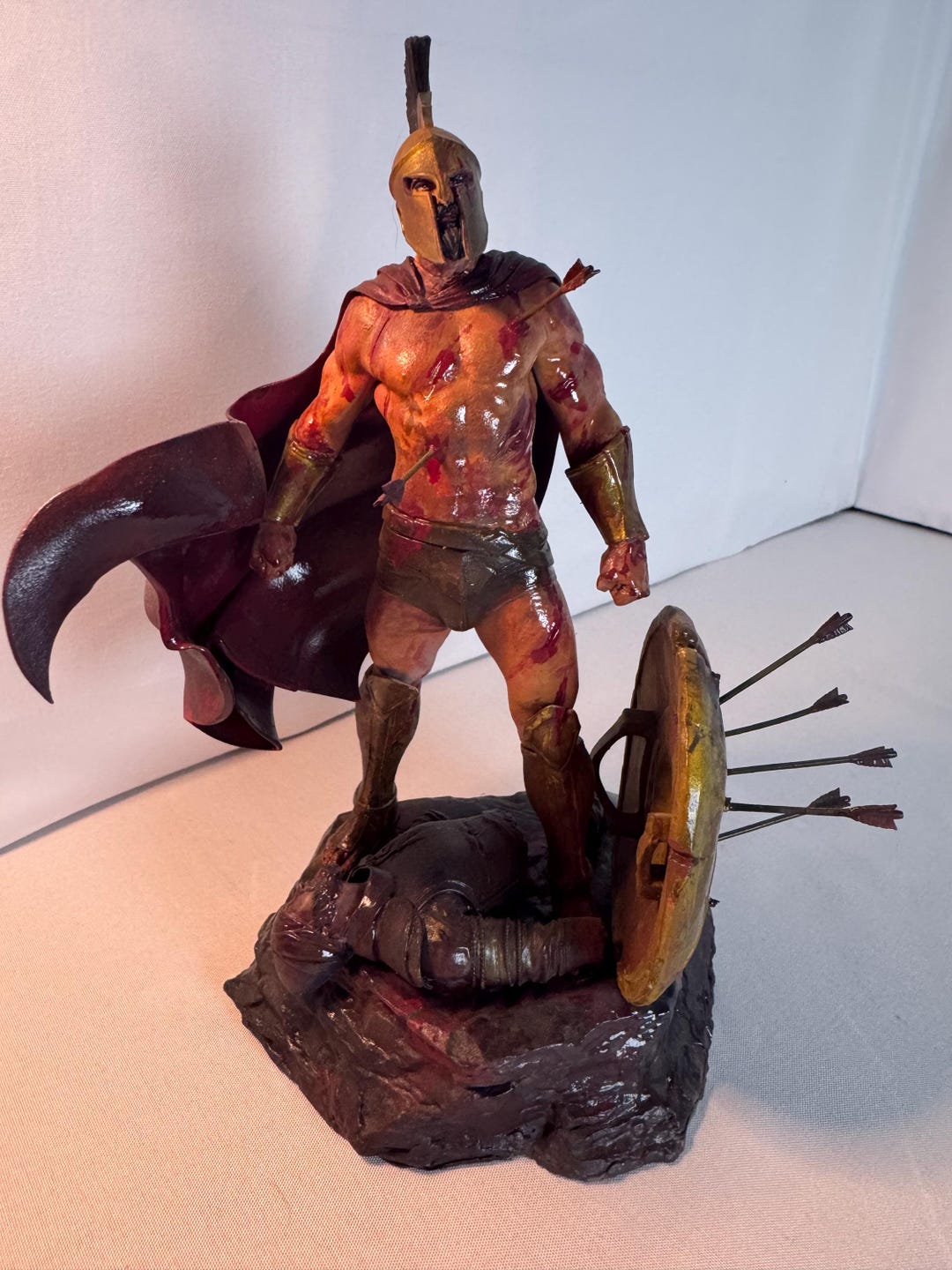 Leonidas – Hand Painted Fan Art | 300 Movie | Spartan Warrior 3D ...
