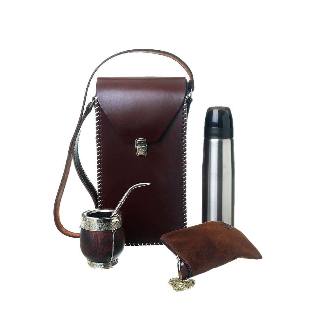 Mate Set With Imperial Algarrobo Mate Cup With Nickel Silver Virola ...