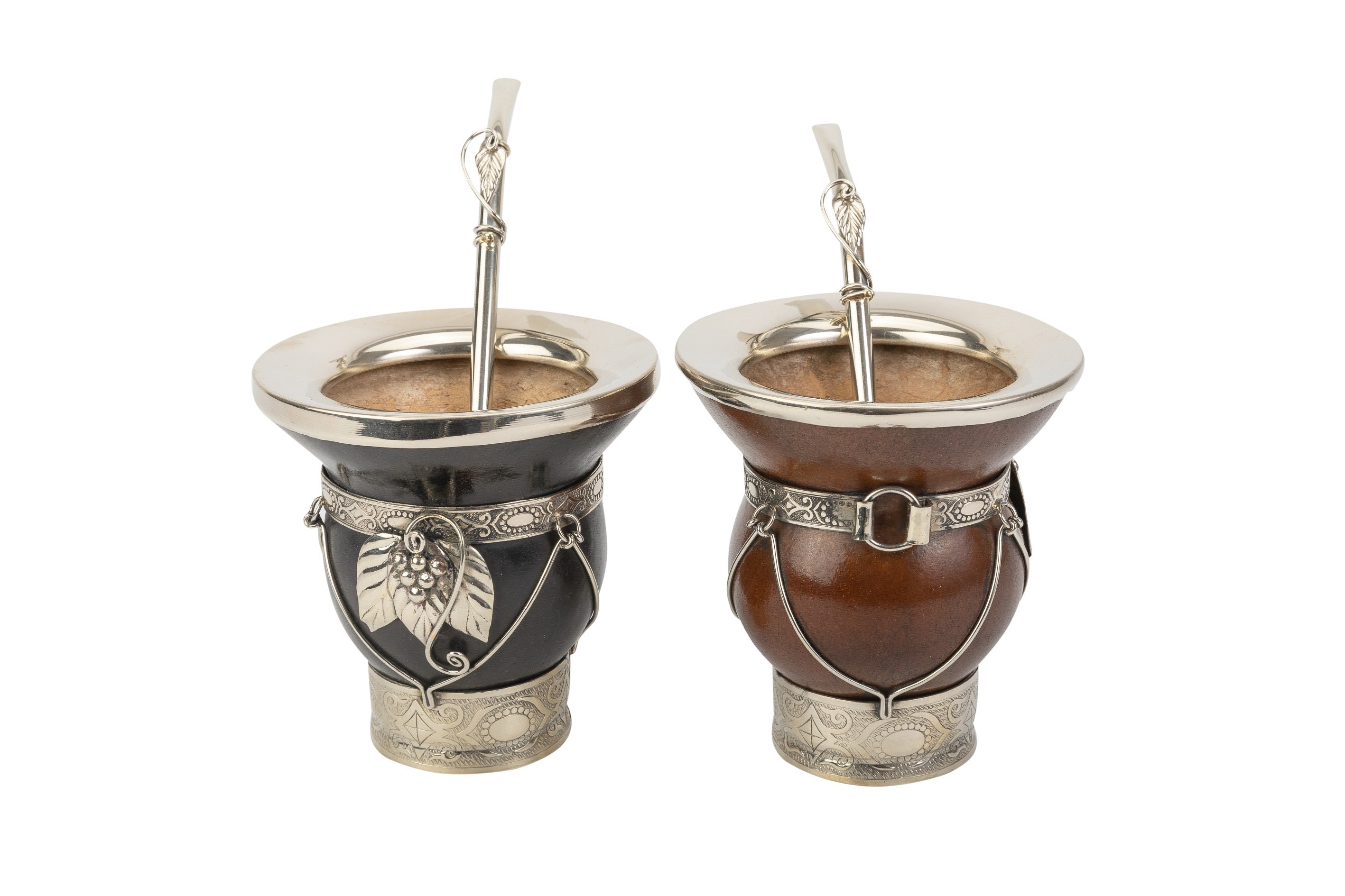 Argentine handmade mate set. Mate of pumpkin with base and | Etsy