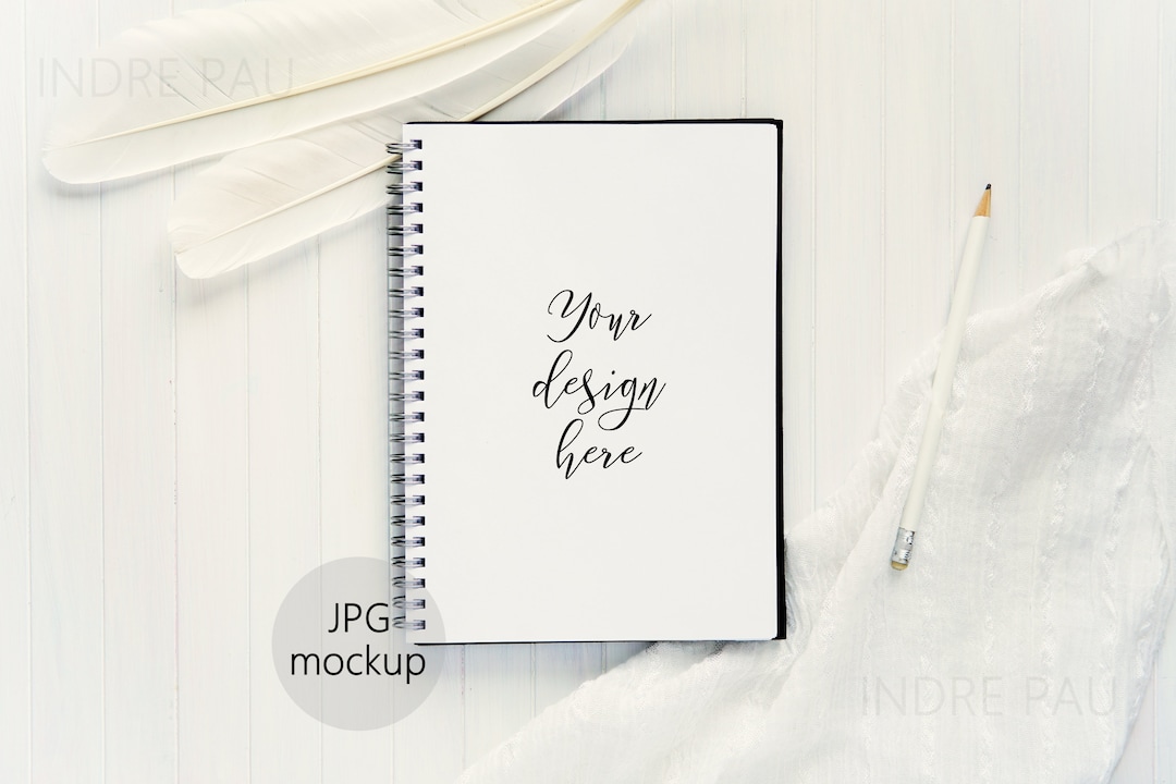 Spiral Journal Mockup, Notebook Mockup, Wedding Planner Mockup, Junk ...