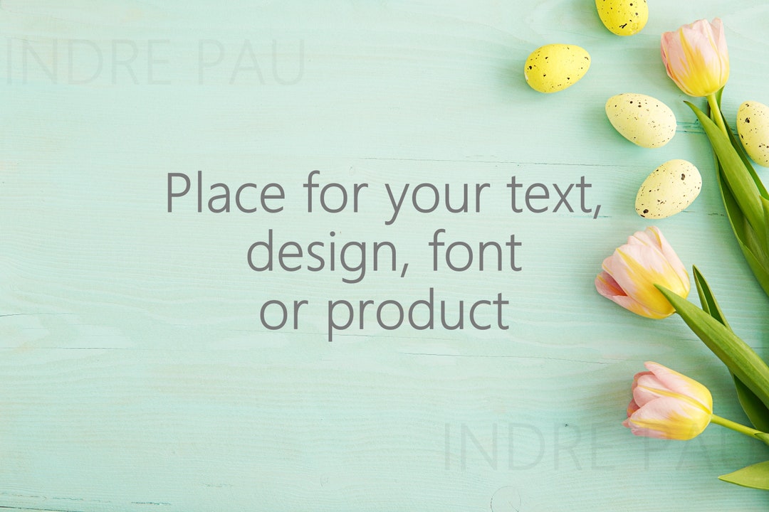 Easter Background Mockup, Spring Background Mockup, SVG Background ...