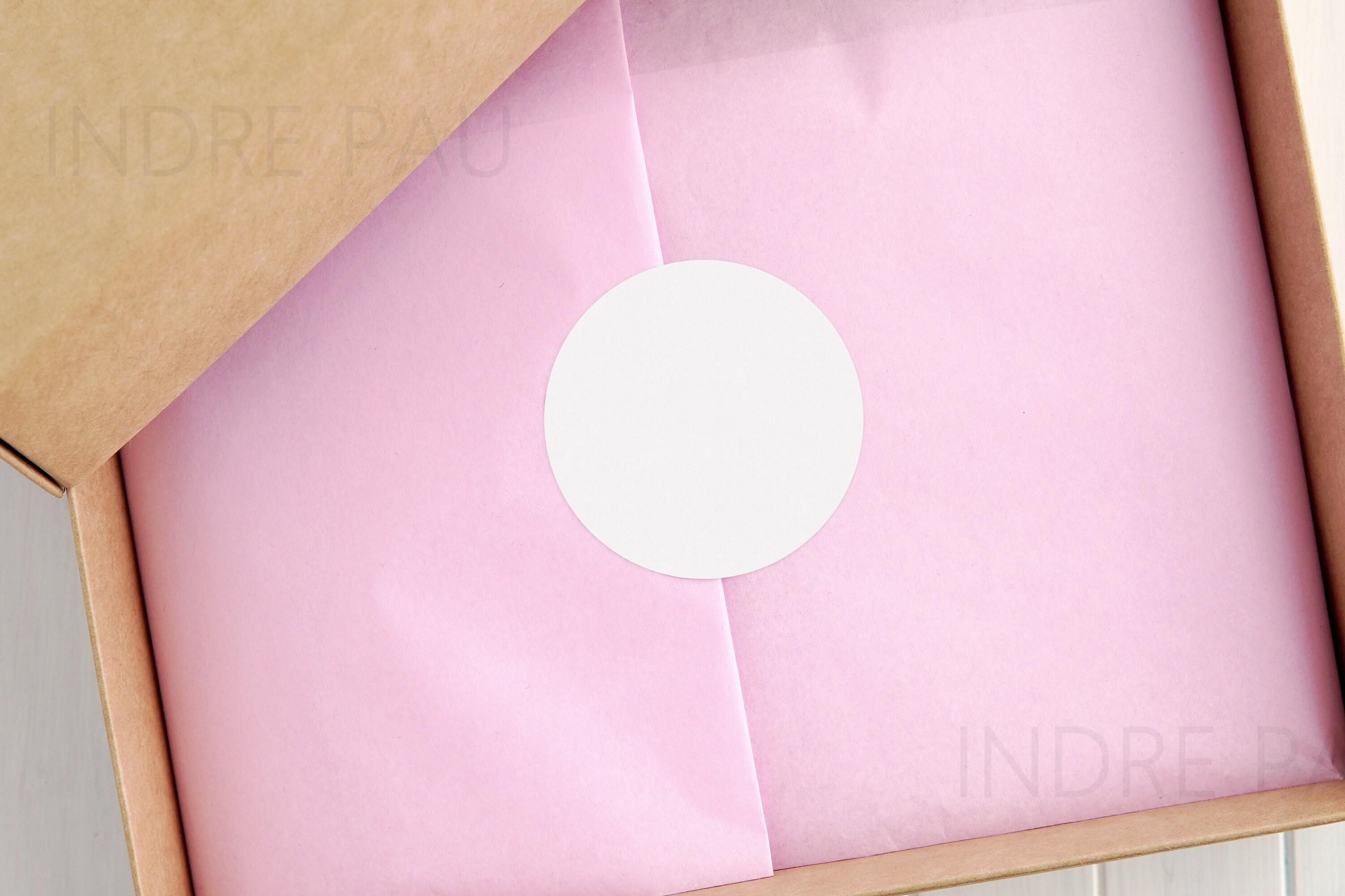 Round Sticker Mockup Circle Logo Sticker Mockup Thank You | Etsy