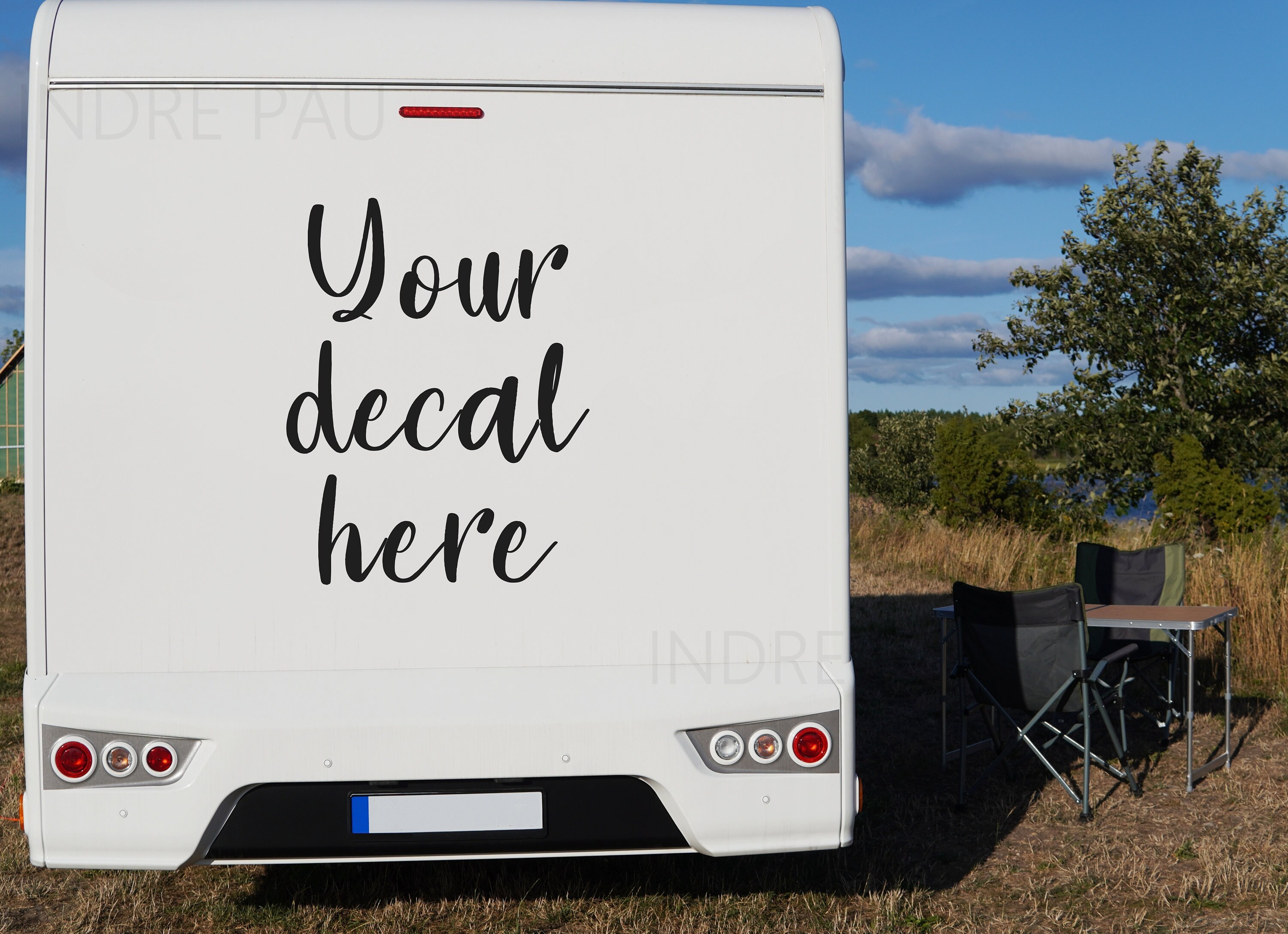 Motorhome Mockup for Decal or Sticker Design RV Decal Mockup | Etsy