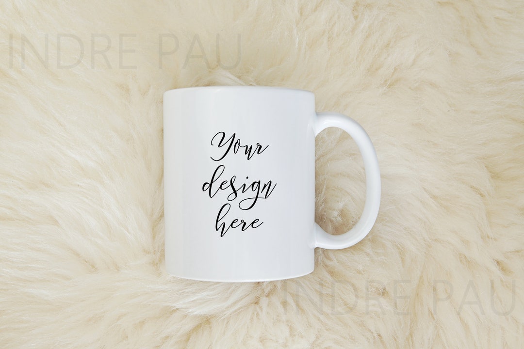 White Coffee Mug Mockup Blank Cup Mock Up Plain Mug Mockup - Etsy