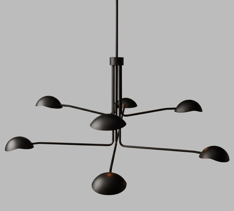 Handmade Chrome Sputnik Chandelier: Italian Style Brass Interior ...