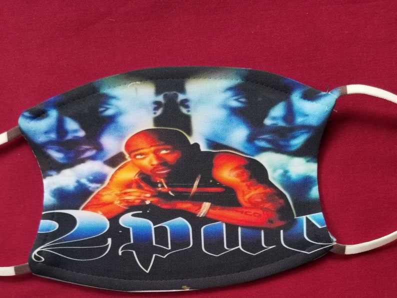 LEGENDARY 2PAC Face Mask with 2 PM2.5 filters and adjustable | Etsy