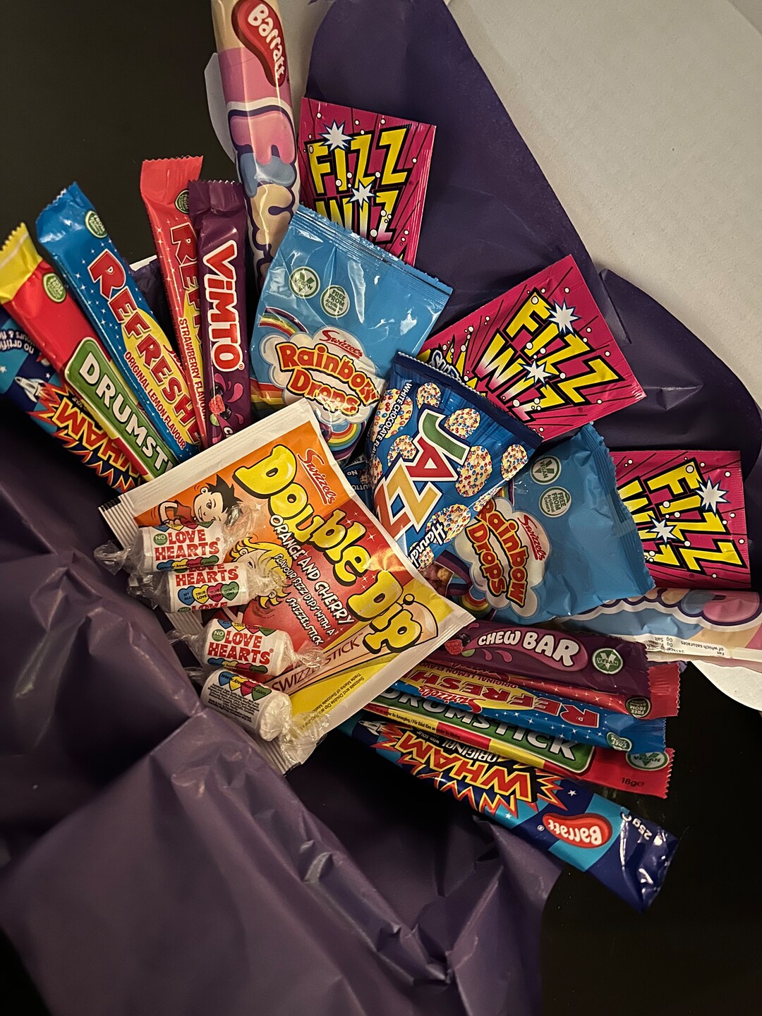 Retro Themed Sweet Hamper Box - Etsy