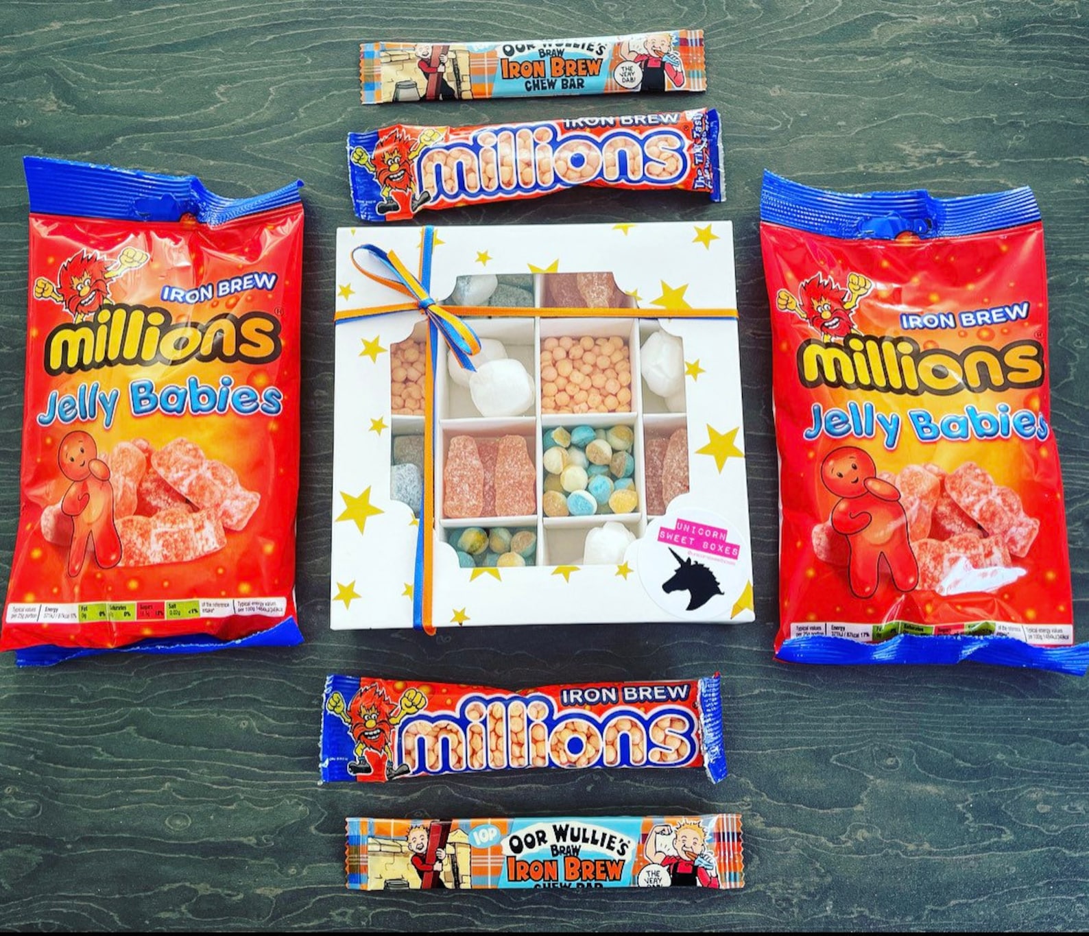Iron Brew Sweet Hamper Millions Jelly Babies Bars | Etsy