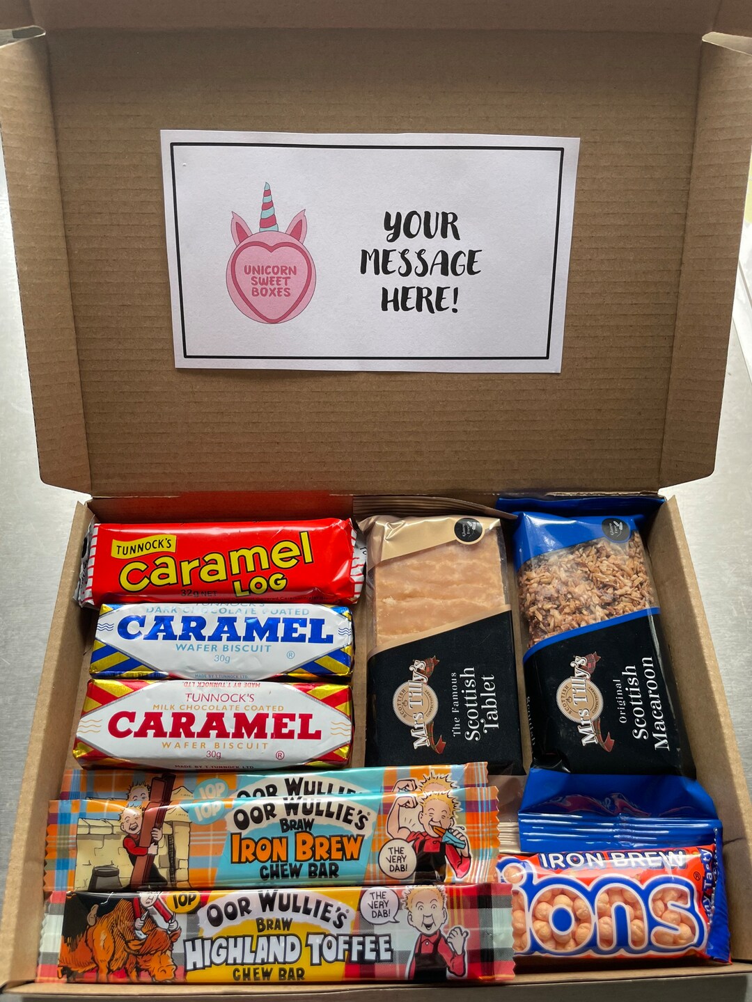 Scottish Sweet Treat Letterbox Hamper - Etsy UK