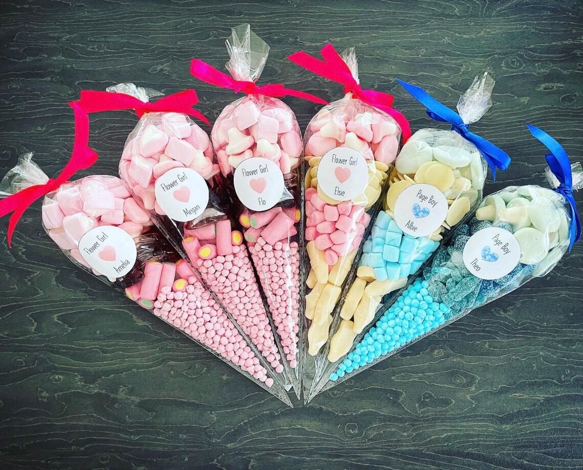 Bespoke Sweet Cones Party Baby Shower or Wedding Favours - Etsy UK