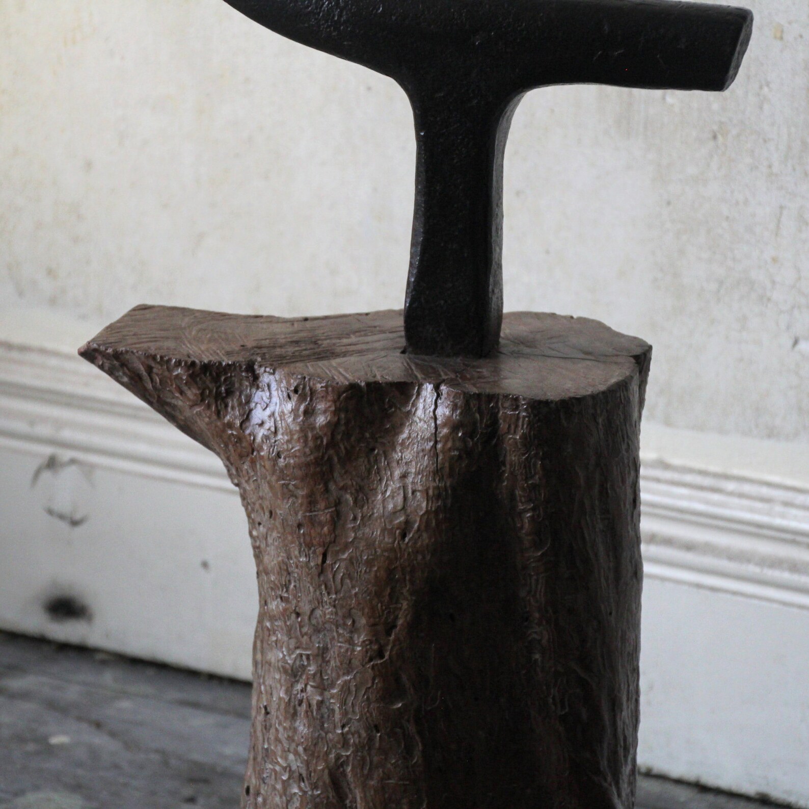 Antique Primitive 19th Century Anvil on Tree Trunk, Folk Art - Etsy
