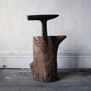 Antique Primitive 19th Century Anvil on Tree Trunk, Folk Art - Etsy