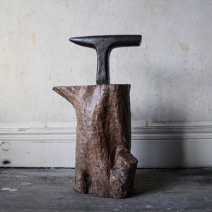 Antique Primitive 19th Century Anvil on Tree Trunk, Folk Art - Etsy