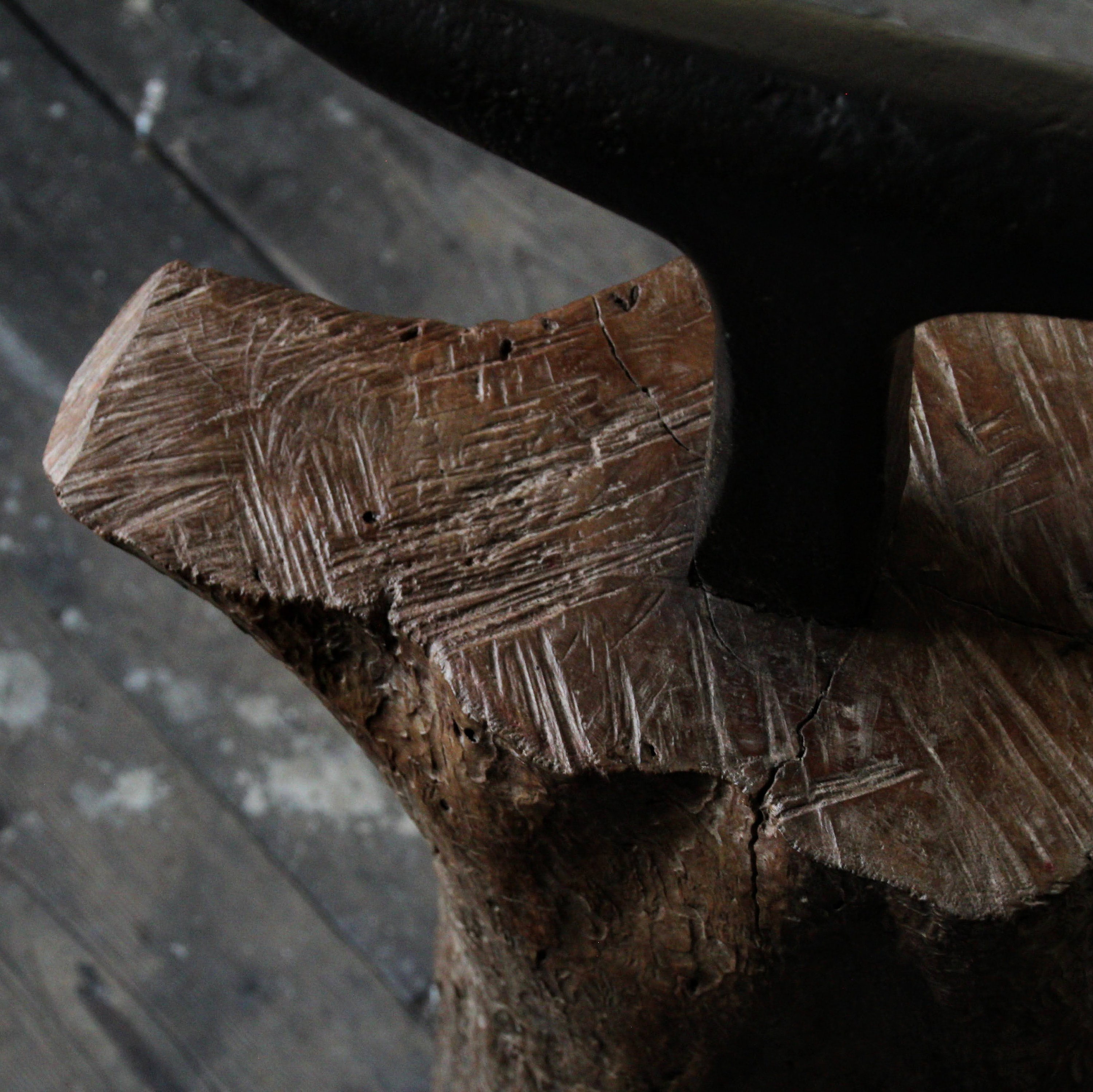 Antique Primitive 19th Century Anvil on Tree Trunk, Folk Art - Etsy