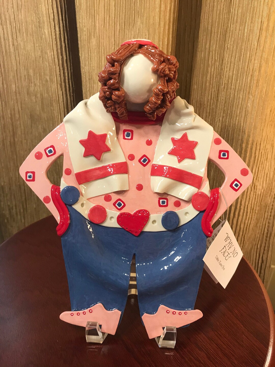 Ceramic Jewish Woman Plate, Hanukkah Gift, Jewish Office Art, Jewish ...