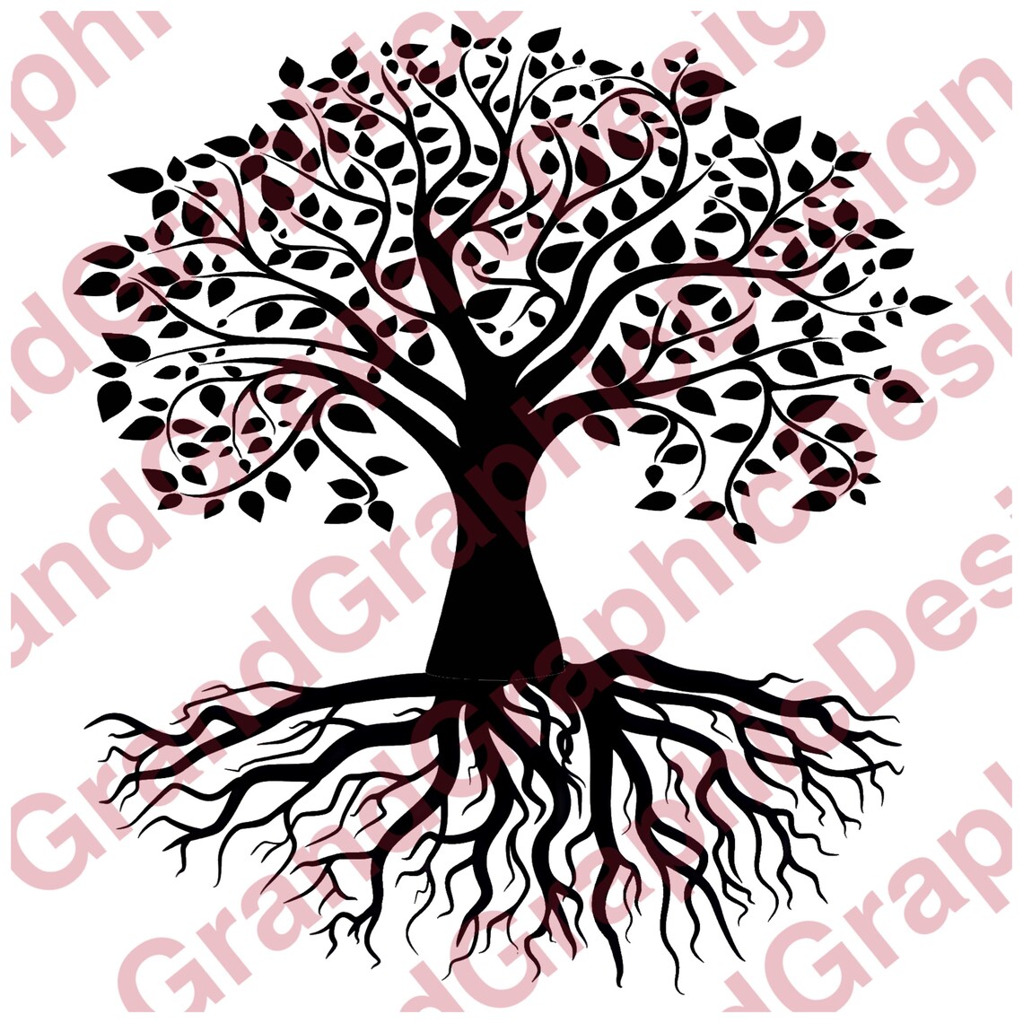 Family Tree of Life and Extended Roots (SVG, JPEG, & PNG ) - Etsy