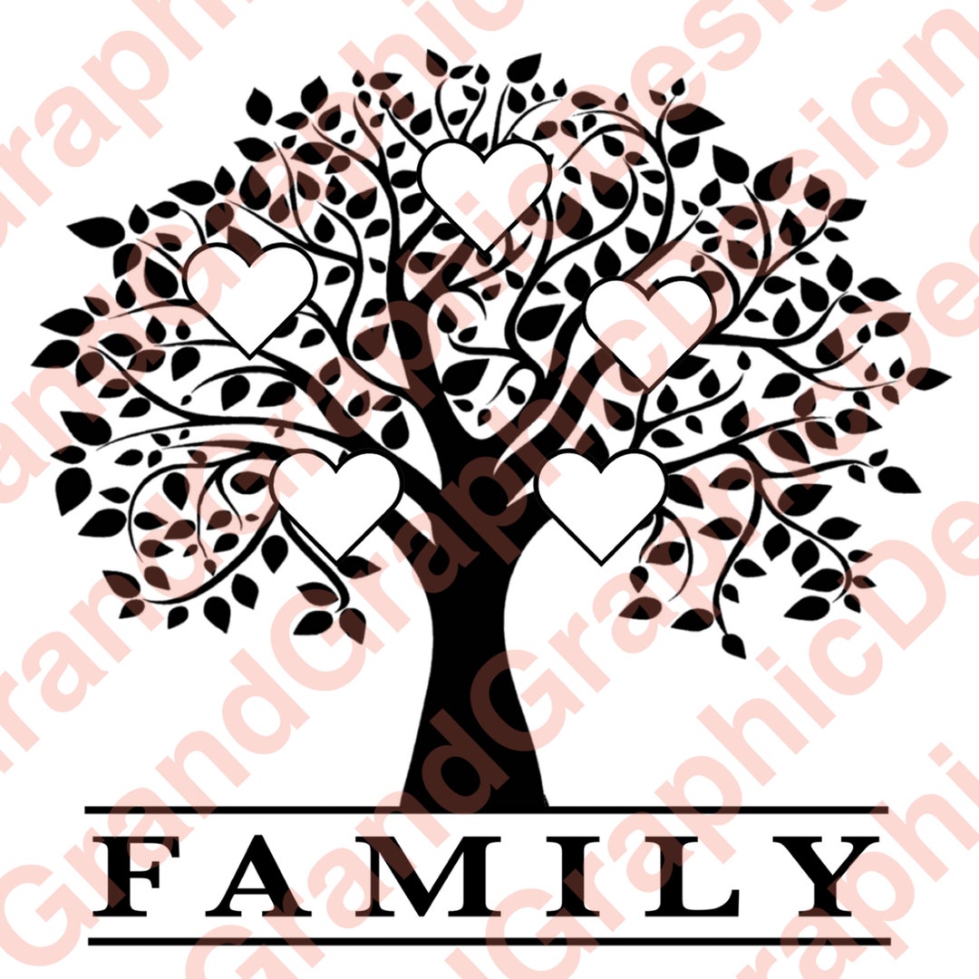 Family Tree Blank - (PNG) - Etsy