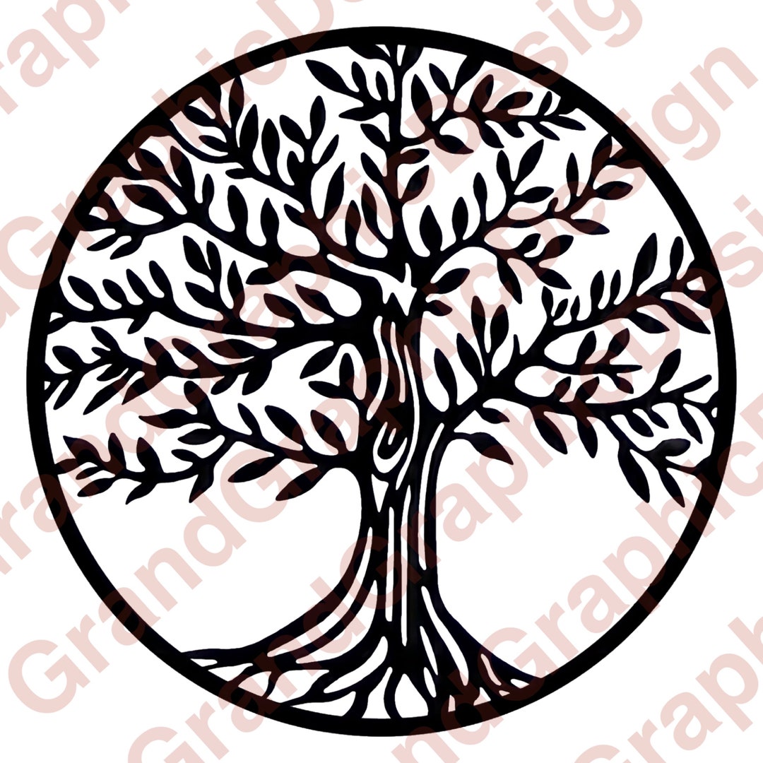 Family Tree Circle PNG, JPEG, and Now SVG - Etsy