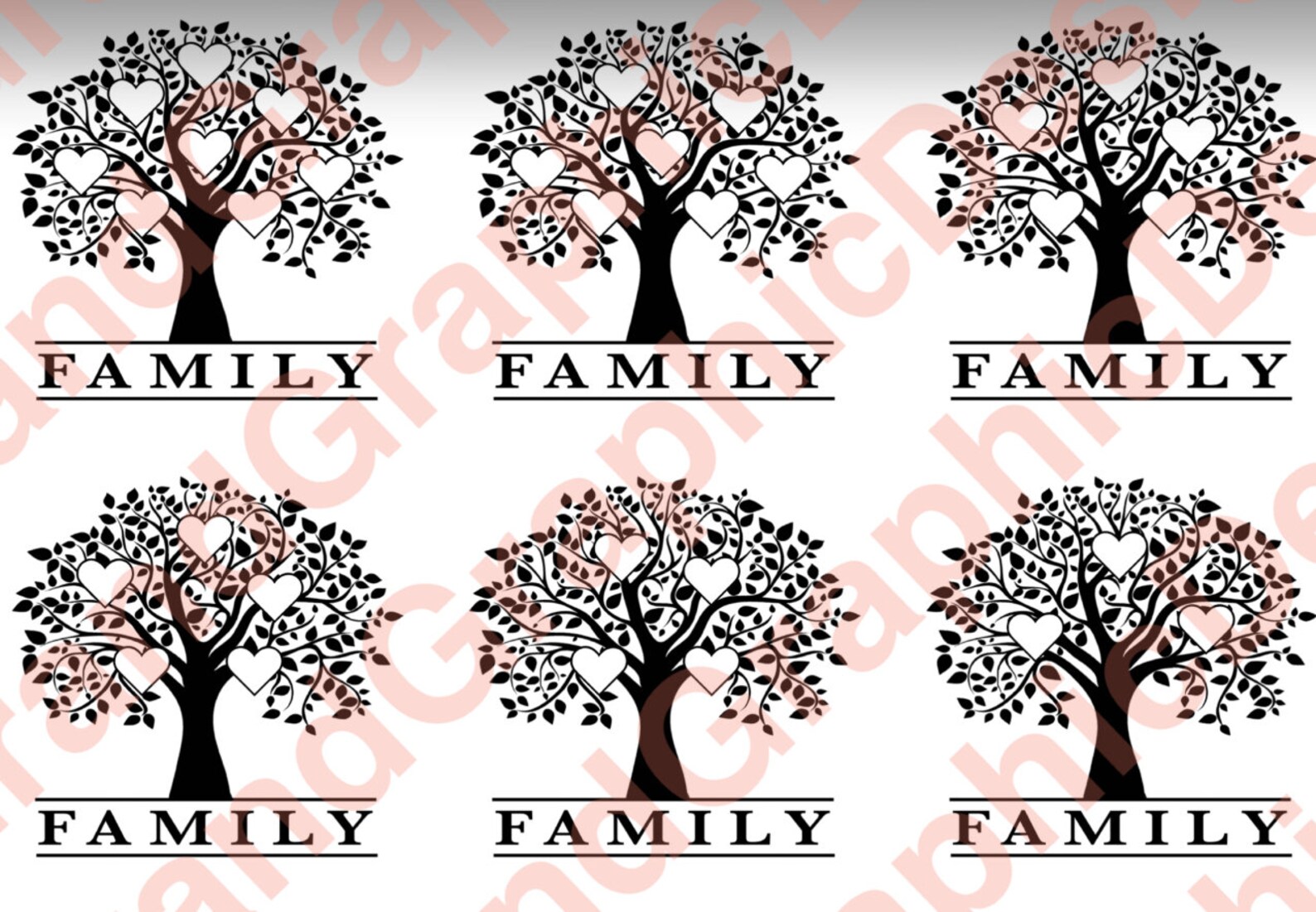 Family Tree Blank - (PNG) - Etsy