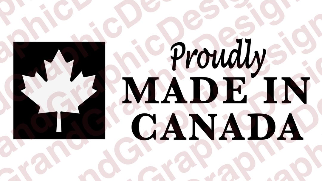 Proudly Made in Canada PNG, JPEG and SVG - Etsy