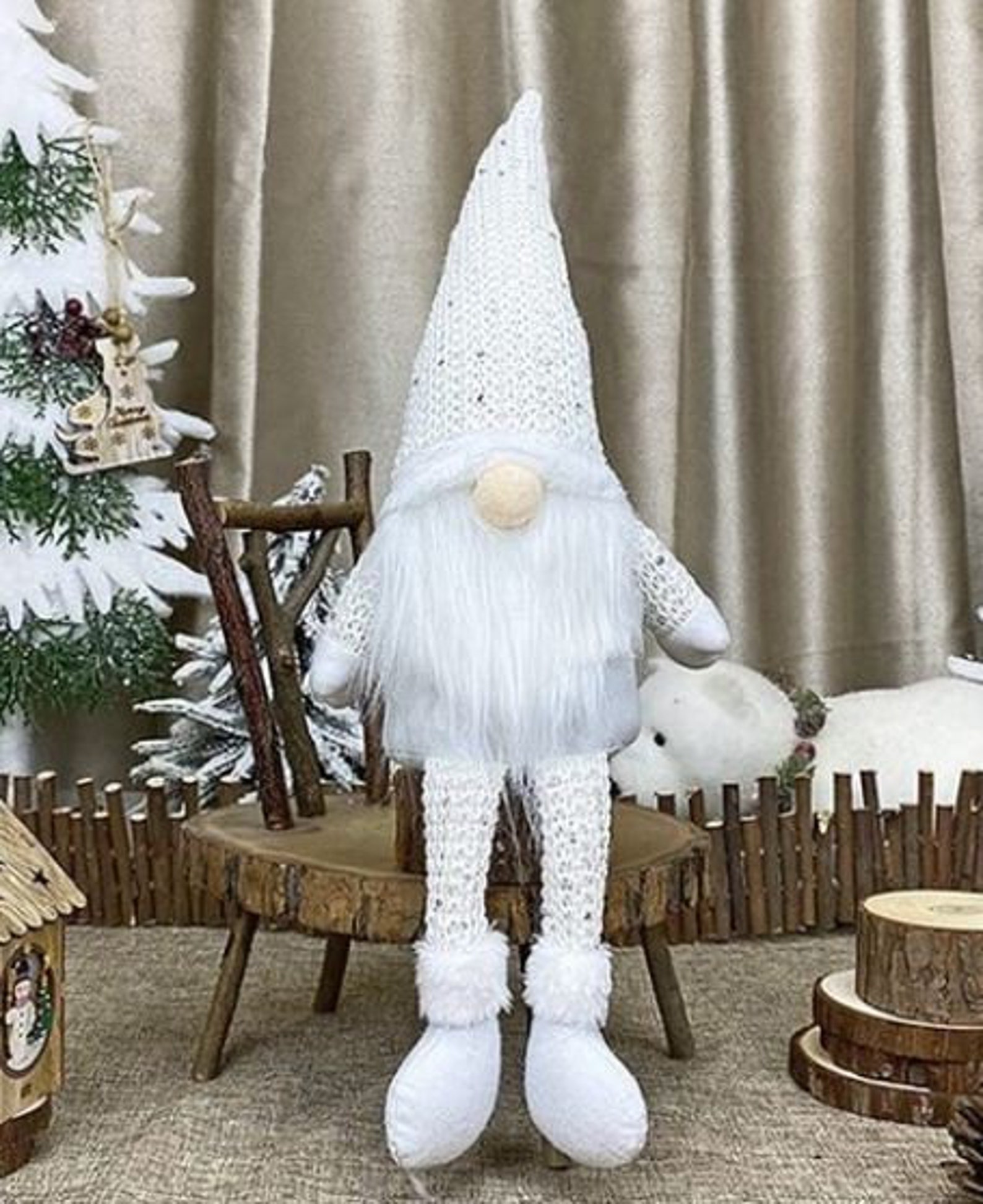 Christmas Gnomes and Gonks Fun Character for Home Shelf Desk Kitchen ...