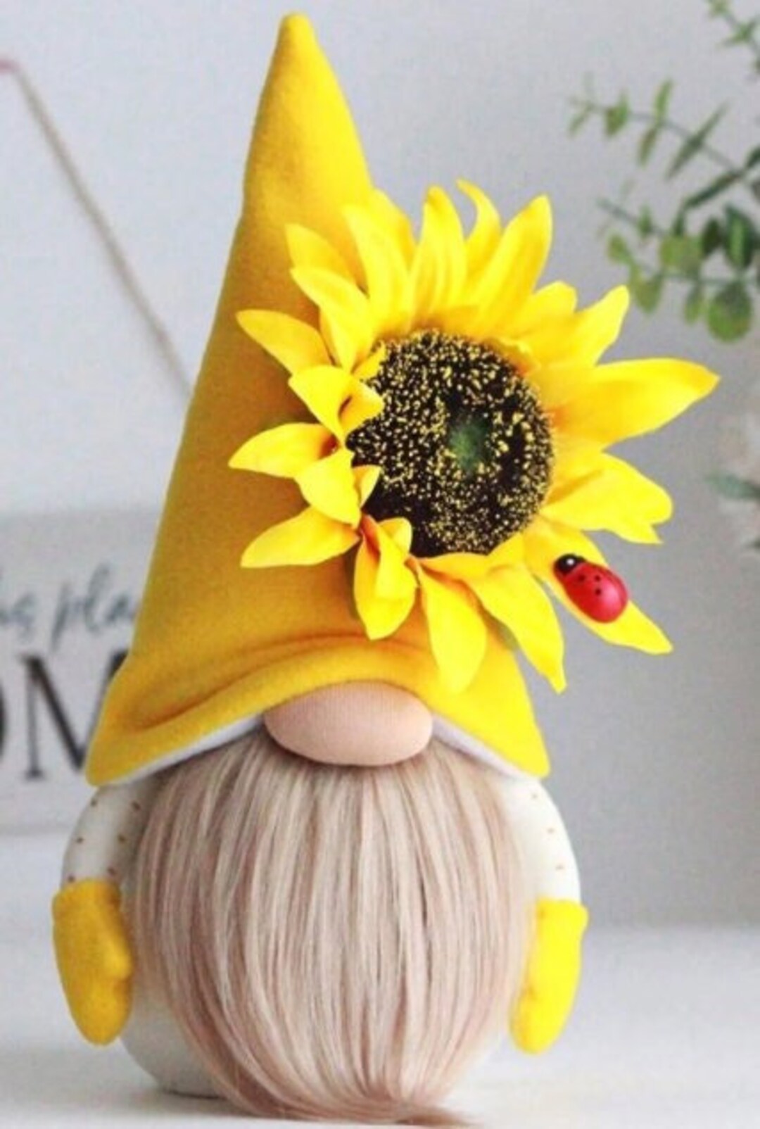 Summer Sunflower Gnome / Gonk Colourful and Bright Bringing - Etsy