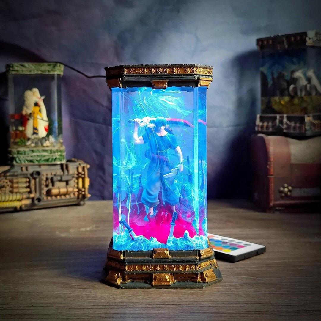 Jujutsu Kaisen Toji Fushiguro Resin Lamp, LED Anime Night Light ...