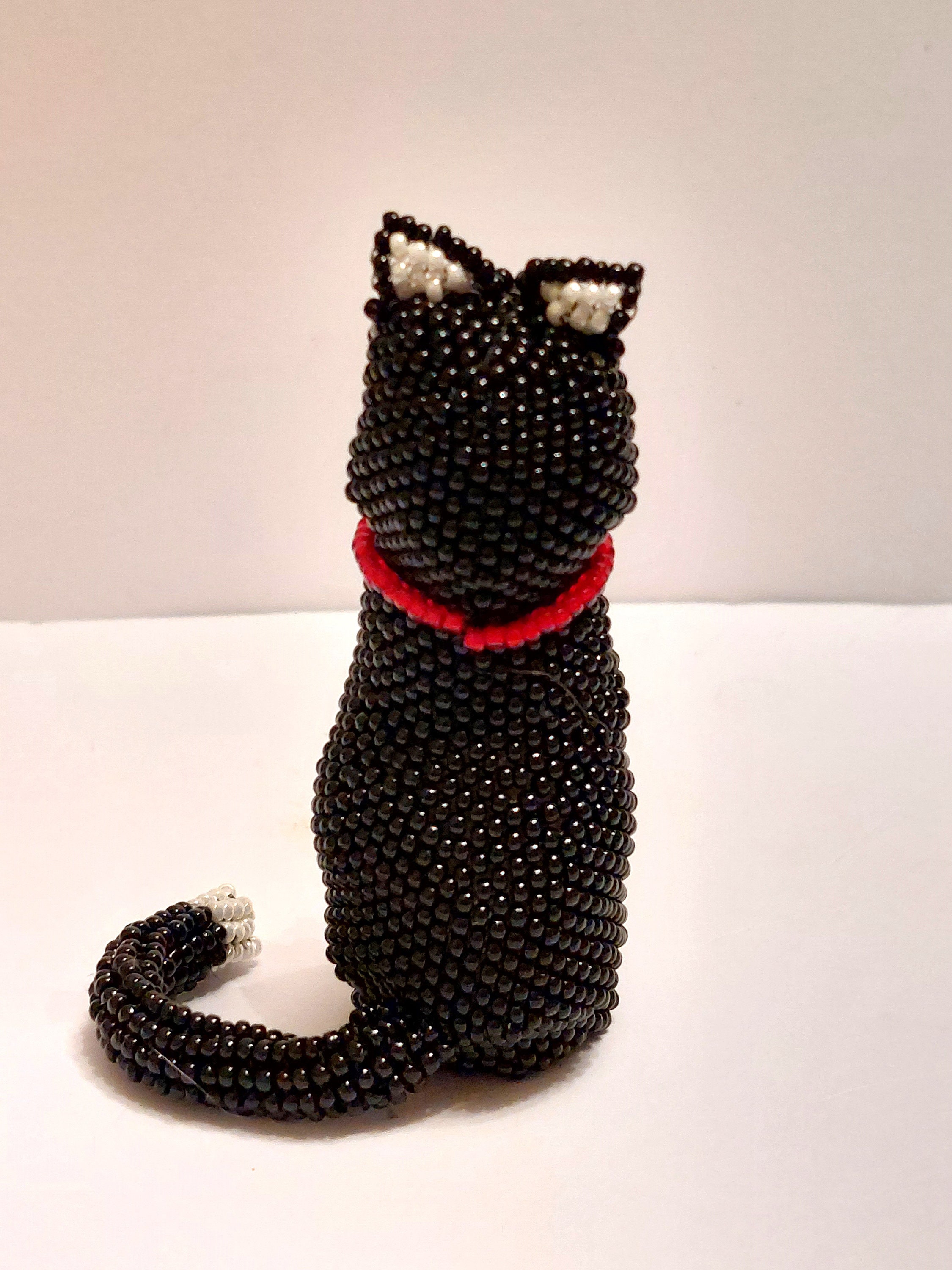 Bead Weaving Tutorial -3D Cat, Ginger and Tom, PDF Download to Make ...