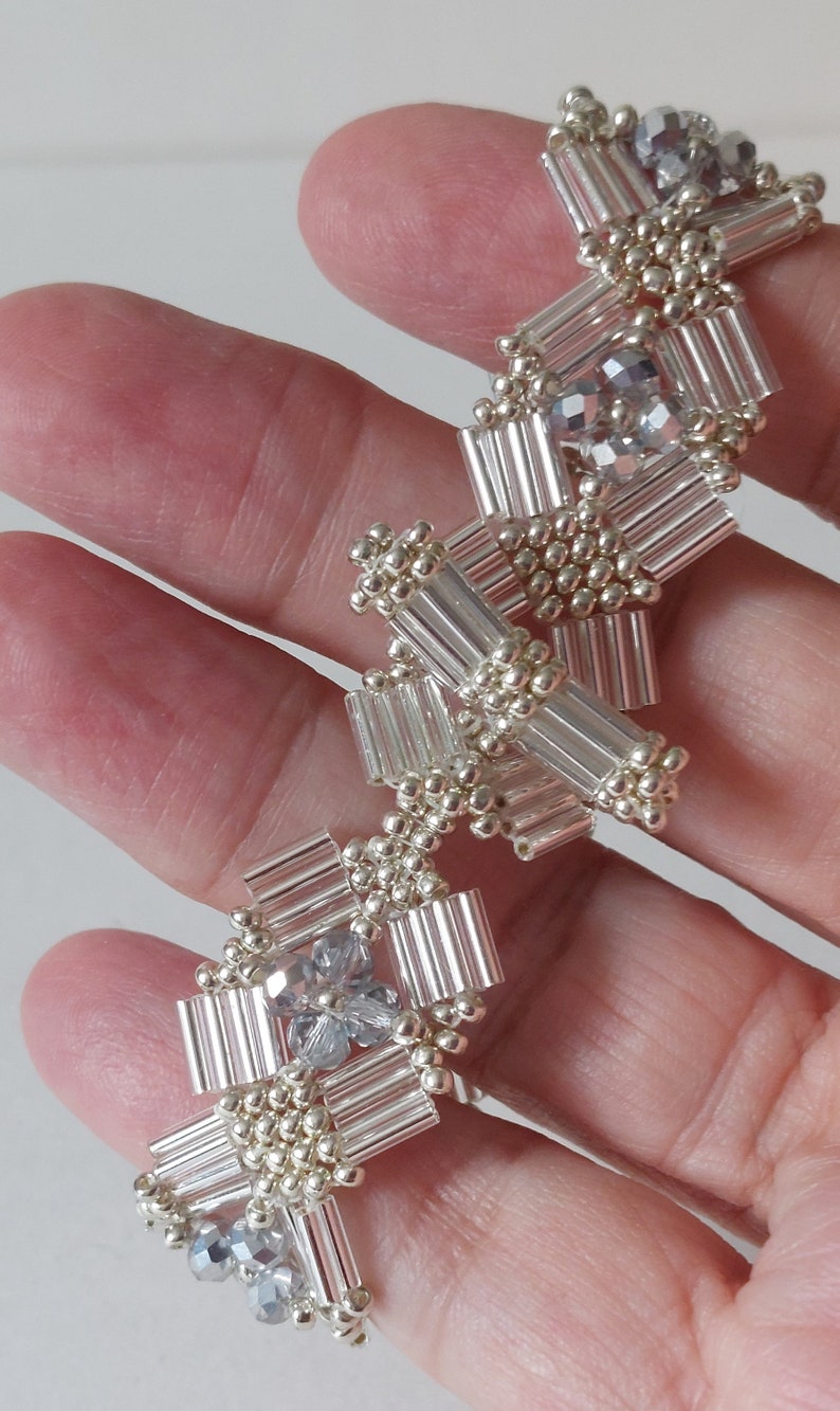 Crystal Bugle Bead Weaving Tutorial: DIY Bracelet, Necklace, Earrings ...