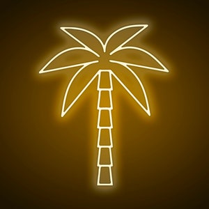 Palm Tree Neon Light,palm Tree Neon Sign,neon Sign Palm Tree,led Sign ...
