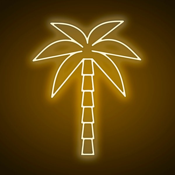 Palm Tree Light - Etsy