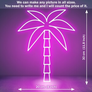 Palm Tree Neon Light,palm Tree Neon Sign,neon Sign Palm Tree,led Sign ...