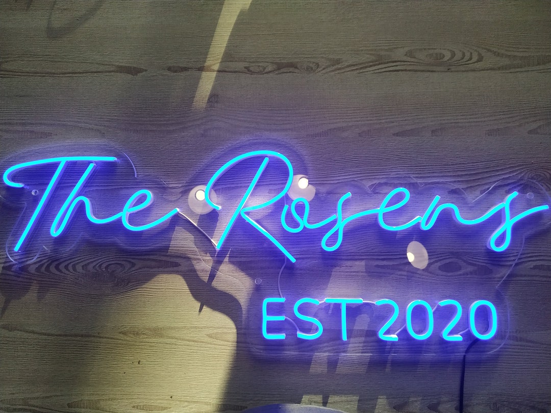 Wedding Neon Sign Customneon Sign Custom Weddingcustom Neon - Etsy