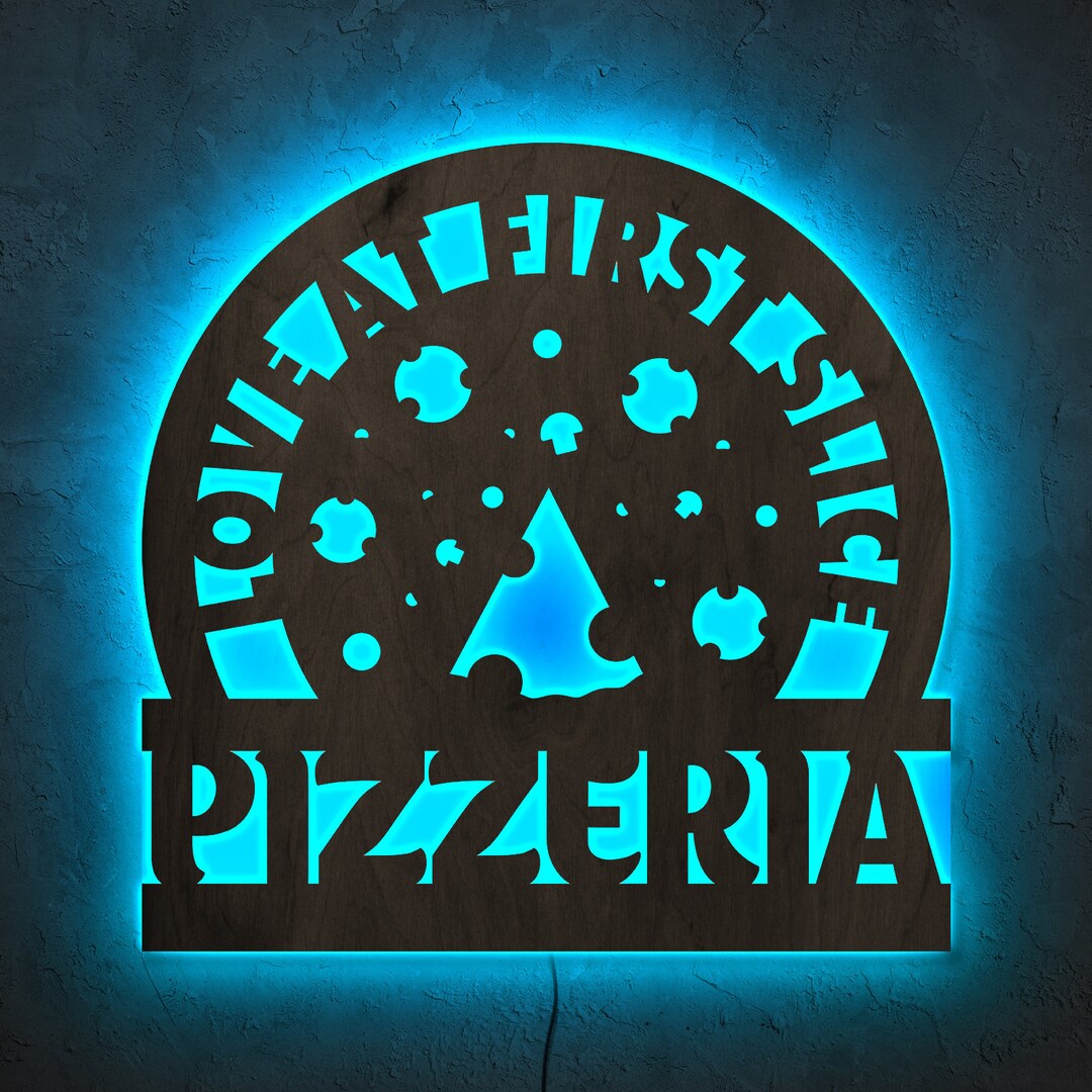 Pizza Neon Sign, Pizza Led Sign, Pizzeria Led Sign, Food Neon Sign, Bar ...