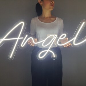 Angel Neon Sign,angel Neon Light,angel Neon Led Sign,angel Led Sign ...