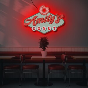 Diner Neon Sign, Retro Diner Light up Sign, Kitchen Neon Sign, Cafe ...