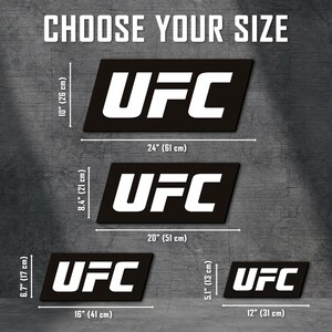 Ufc Led Sign, Ufc Neon Light, Ufc Light up Sign, Ufc Logo Sign, Box ...