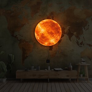 Sun Led Sign, Sun Neon Sign, Sun Neon Light, Sun Lamp, Sun Light up ...