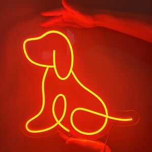Dog Neon Sign, Dog Neon Light, Pet Neon Sign, Dog Led Sign, Dog Light ...